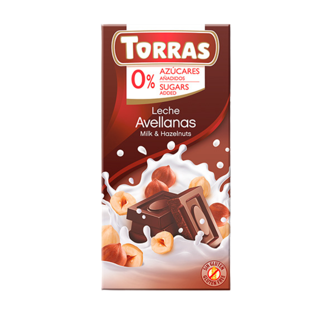 Torras Leche Avellanas Milk and Hazelnuts Chocolate 75g | Gifts to ...