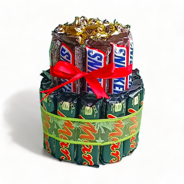 Mars and Snickers Bouquet with Miniature Chocolates | Gifts to Nepal ...