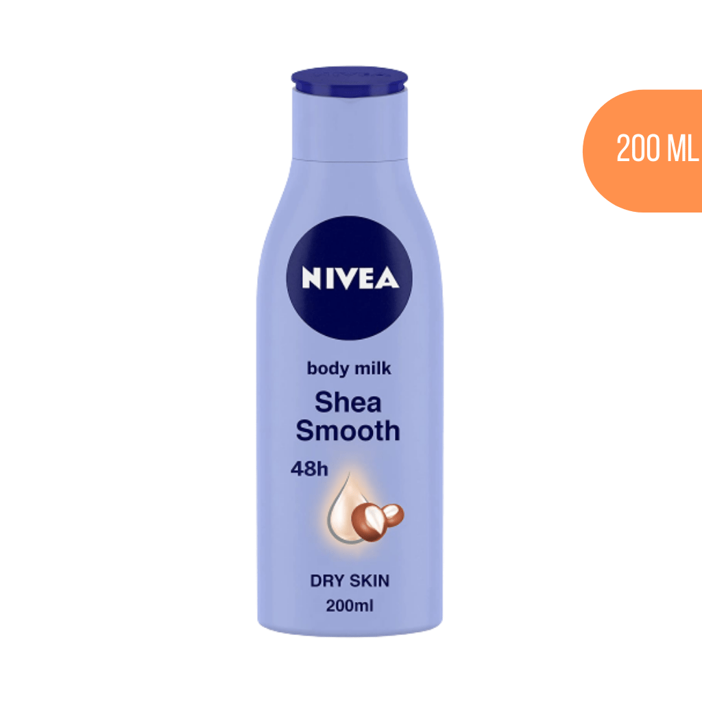 Nivea Body Milk Shea Smooth 48h Body Lotion 200ml | Gifts to Nepal ...