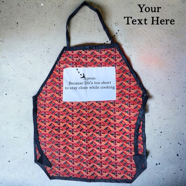 Custom Text Apron: Personalize Your Cooking Experience | Gifts to Nepal ...