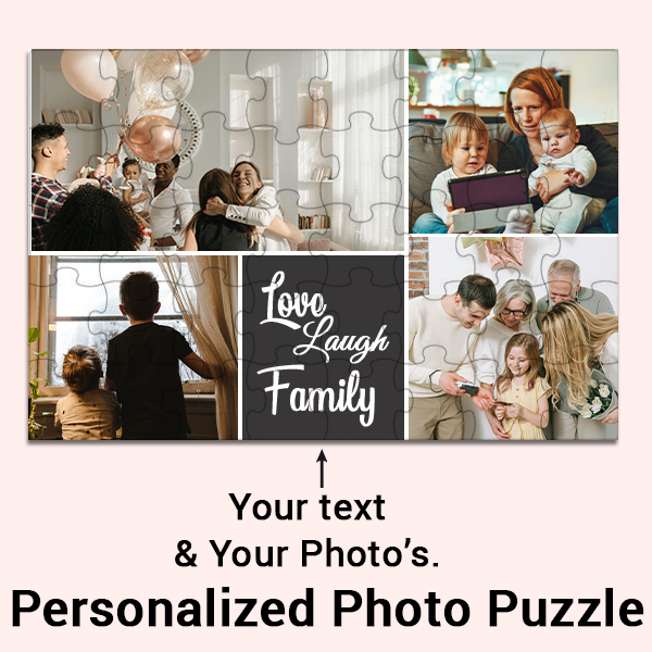 Custom Family Photo Puzzle Print: Capture Your Moments Together | Gifts ...