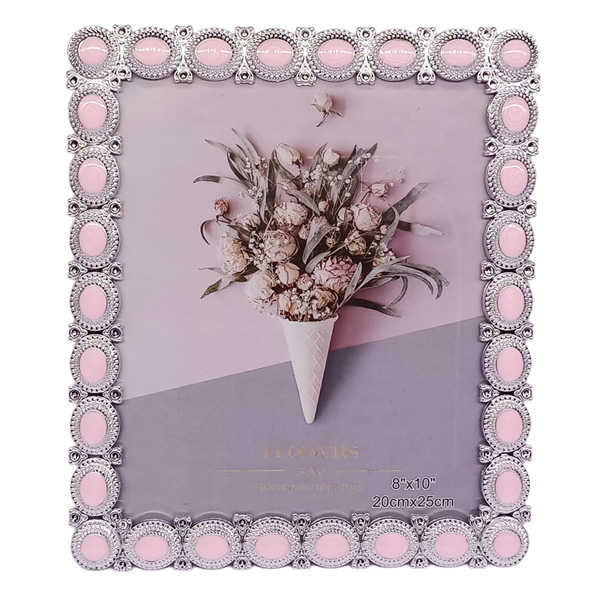 Decorative Pink Colour Sparkling Jewel Photo Frame | Gifts to Nepal ...