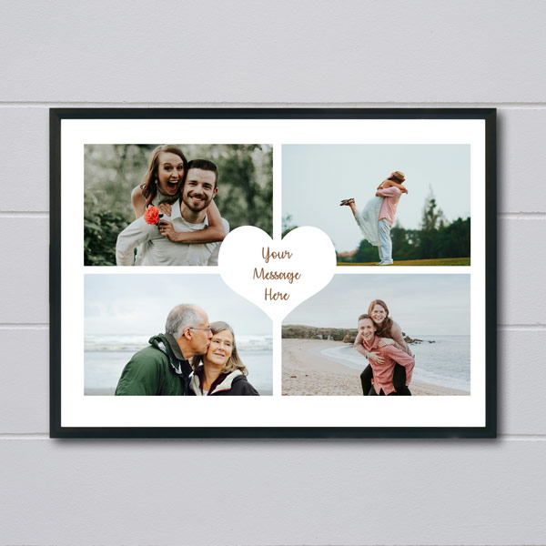 Personalized Frame with 4 Collages | Gifts to Nepal | Giftmandu