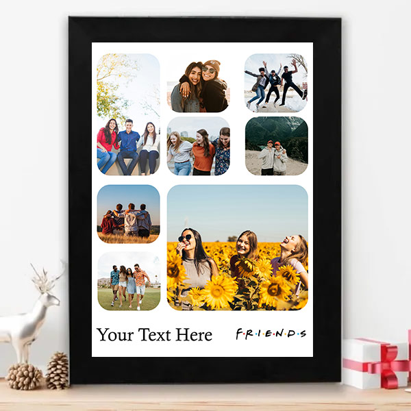 Customizable Aesthetic Friends Photo Frame | Gifts to Nepal | Giftmandu