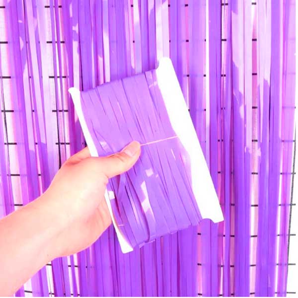 Purple Foil Curtain Backdrop Online | Gifts to Nepal | Giftmandu