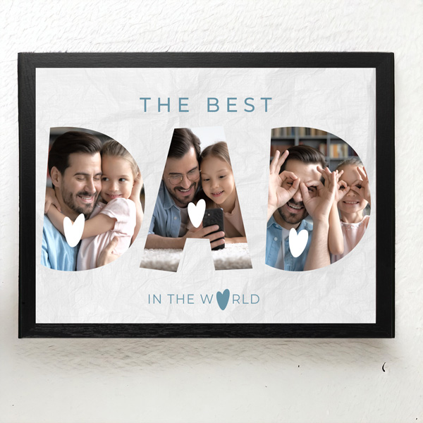 Personalized '' The Best Dad in the World '' Photo Frame | Gifts to ...