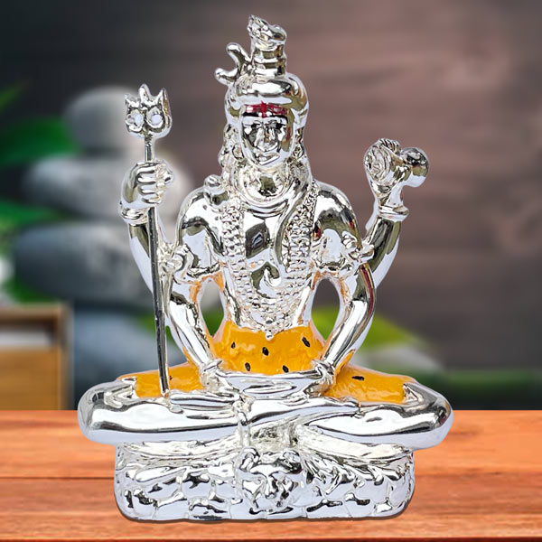 Silver Wax Idol of Lord Shiva | Gifts to Nepal | Giftmandu
