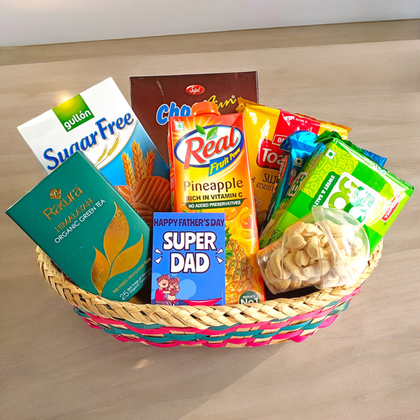 Tasty Treats with Father's Day Snack and Juice Hamper | Gifts to Nepal ...