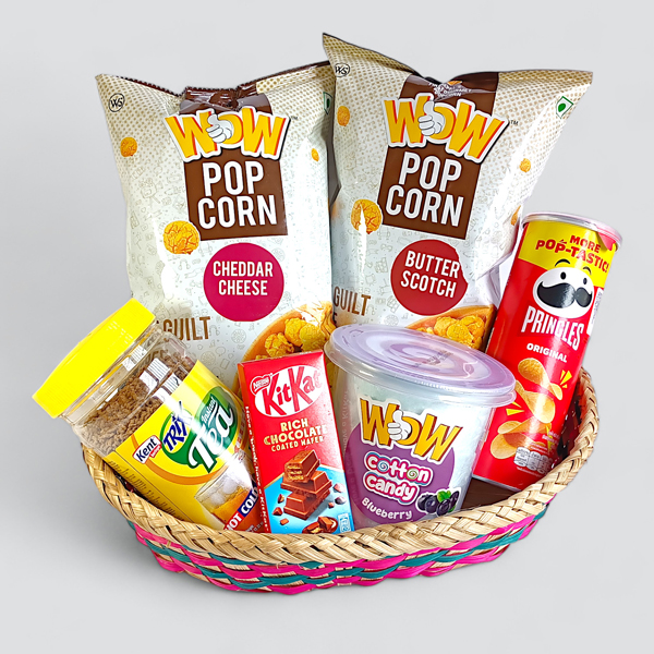 Snacks Combo Basket | Gifts to Nepal | Giftmandu