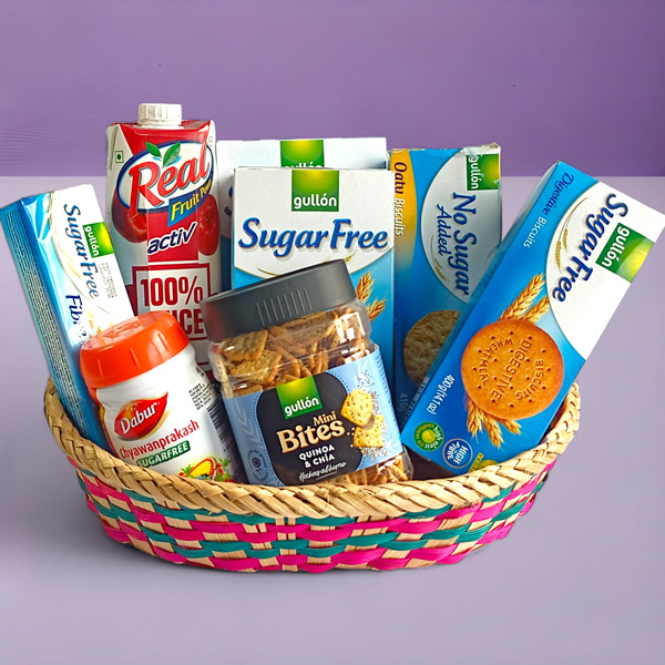 Healthy and Assorted Sugar Free Food Basket | Gifts to Nepal | Giftmandu