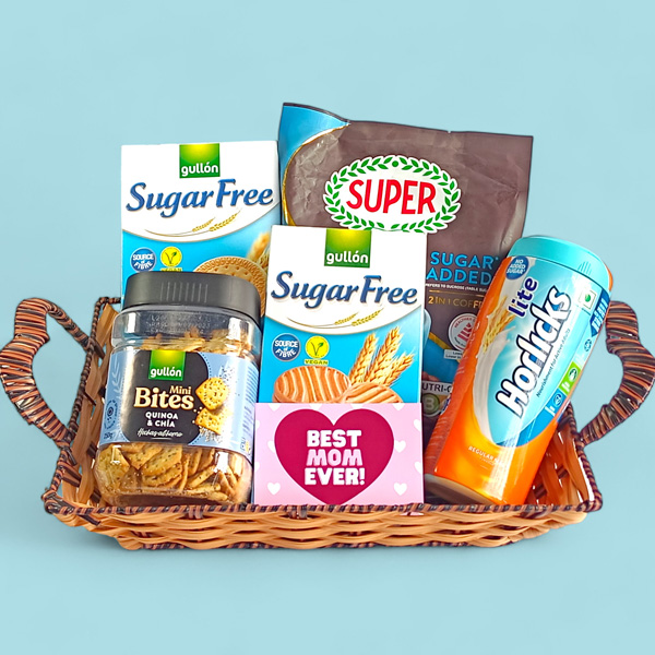 Sugar Free Delight Food Basket | Gifts to Nepal | Giftmandu