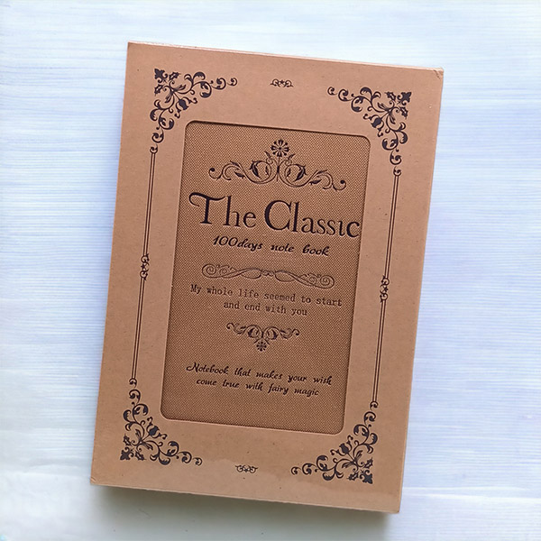 The Classic 100 Days Light Brown Notebook | Gifts to Nepal | Giftmandu