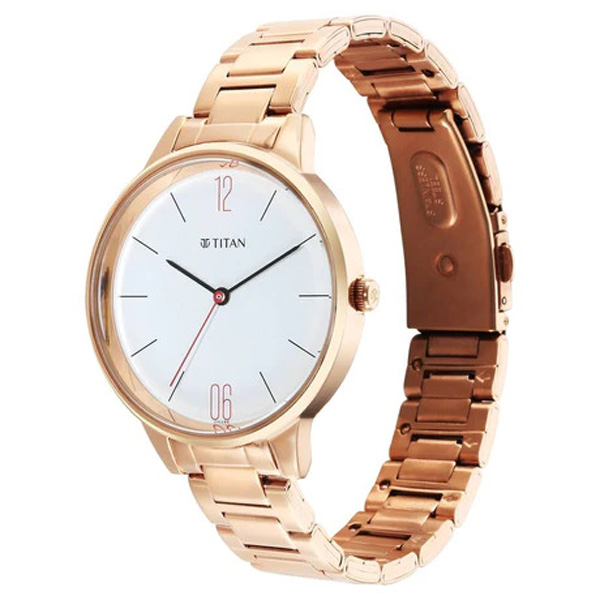 Titan Analog White Dial Watch For Woman- 2648WM03 | Gifts to Nepal ...