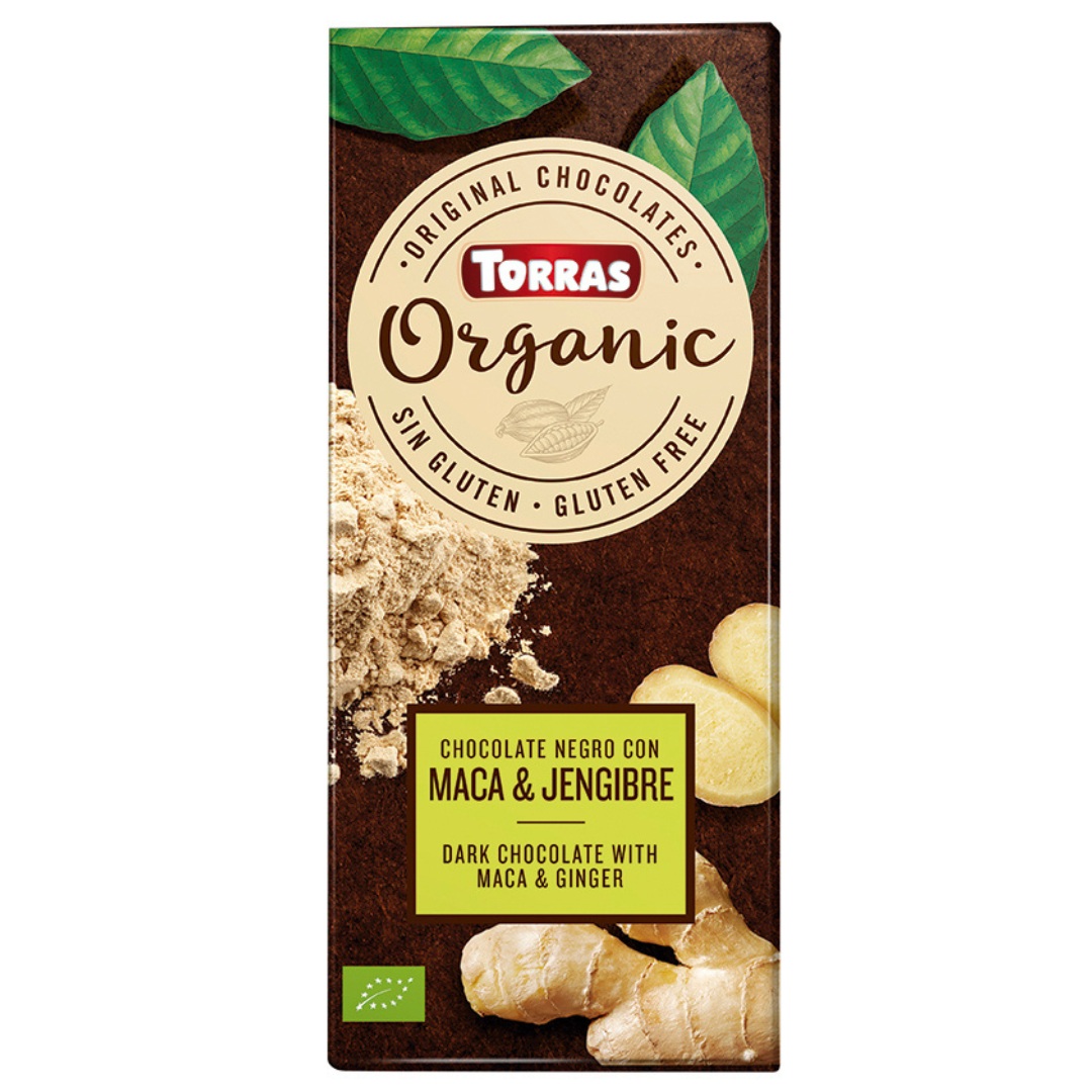 Torras Organic Dark Chocolate with Maca and Ginger-100g | Gifts to ...