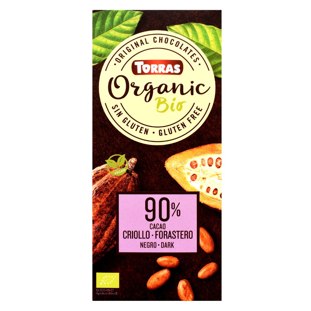 Torras Organic Dark Chocolate (90% Cacao)-100g | Gifts to Nepal | Giftmandu