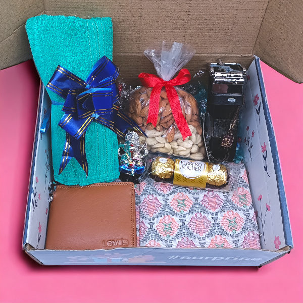 Traditional Dhaka Topi & Ganesha Statue Gift Box For Father's Day ...