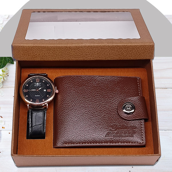 Watch & Wallet Gift in a Box Online | Gifts to Nepal | Giftmandu