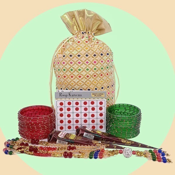 Shringar Suhag Gift Pouch Online | Gifts to Nepal | Giftmandu