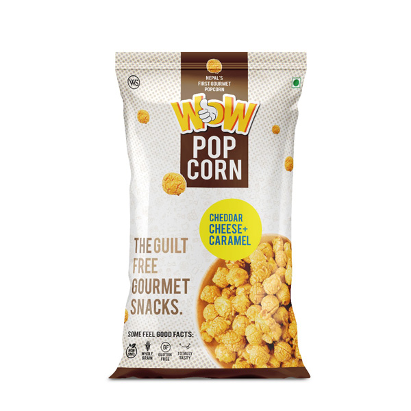 Wow Popcorn Cheddar Cheese & Caramel Family Pack - 205g | Gifts to ...